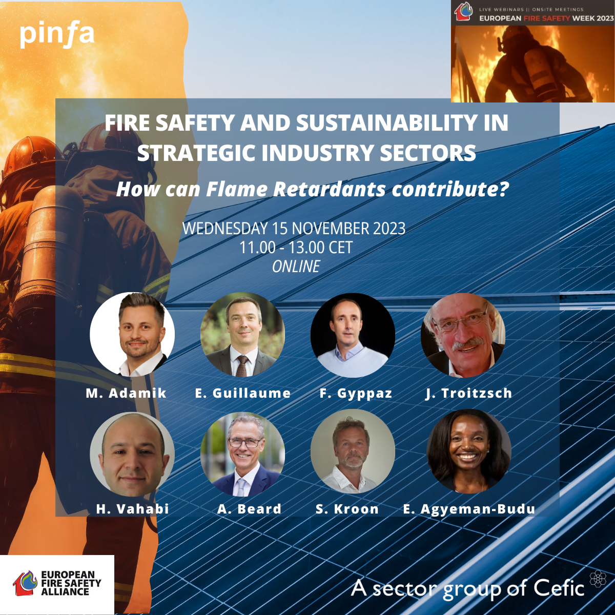 Fire safety in strategic industry sectors - Pinfa
