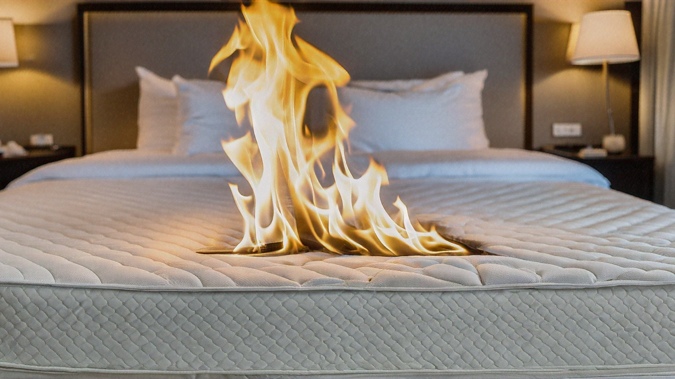 Flammable mattress blamed for hotel fire - Pinfa